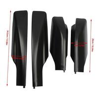 Jual 4pcs Car Roof Rack Cover Bar Rail End Shell Cap Protector Guard ...