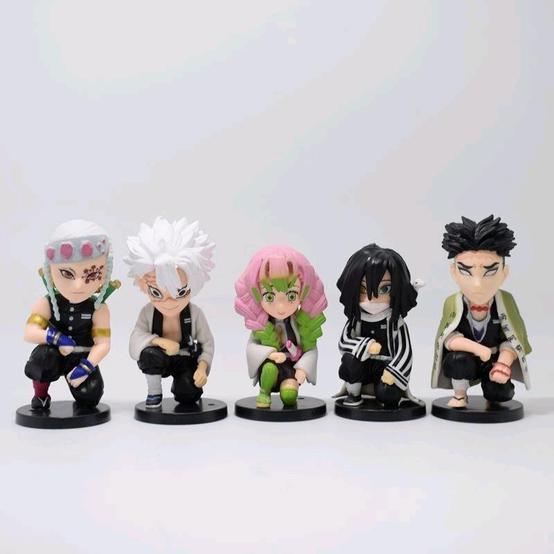 demon slayer hashira 9 pcs chibi size figure - TikTok Shop Malaysia