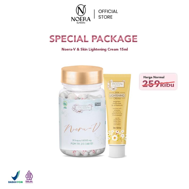 Bundle Noera V + Noera Skin Lightening Cream 15ml - Shop | Tokopedia