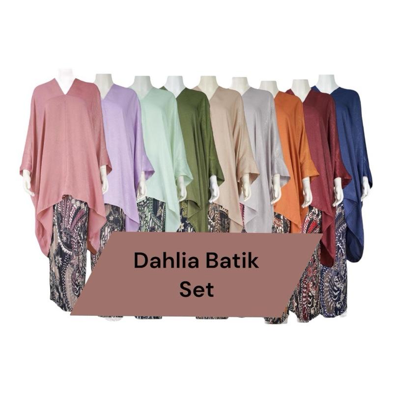 Dahlia Batik Set, ptp fit 45cm to 80cm Kain stretchable fit up - TikTok ...