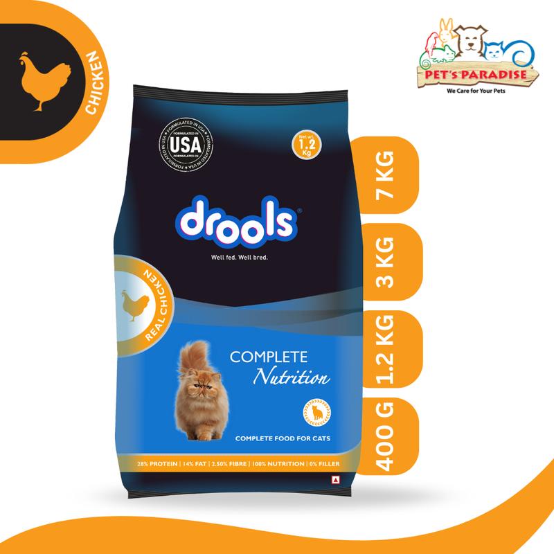 Drools Cat Real Chicken Dry Cat Food 400g, 1.2kg, 3kg, 7kg - TikTok ...