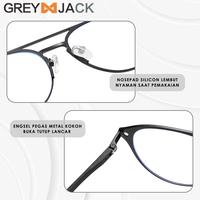 Promo Grey Jack Kacamata Clip On Aluminium Magnesium 3in1 Aviator Kokoh ...