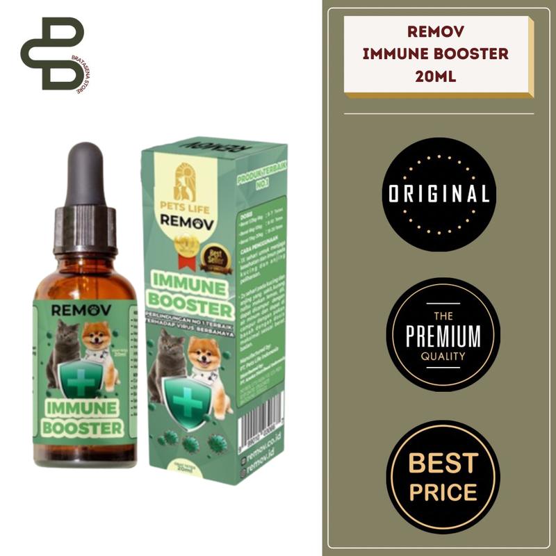 REMOV IMMUNE BOOSTER TETES ANJING KUCING 20ML - Shop | Tokopedia