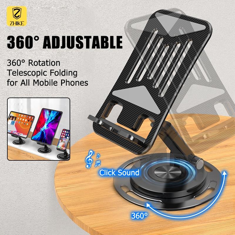 [COD]ZHIKE Adjustable Desktop Mobile Phone Stand Foldable Telescopic ...