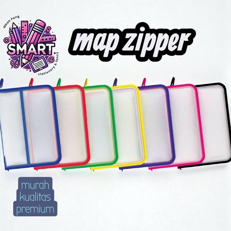 MAP DOKUMEN ZIPPER BAG PACMAN - Shop | Tokopedia