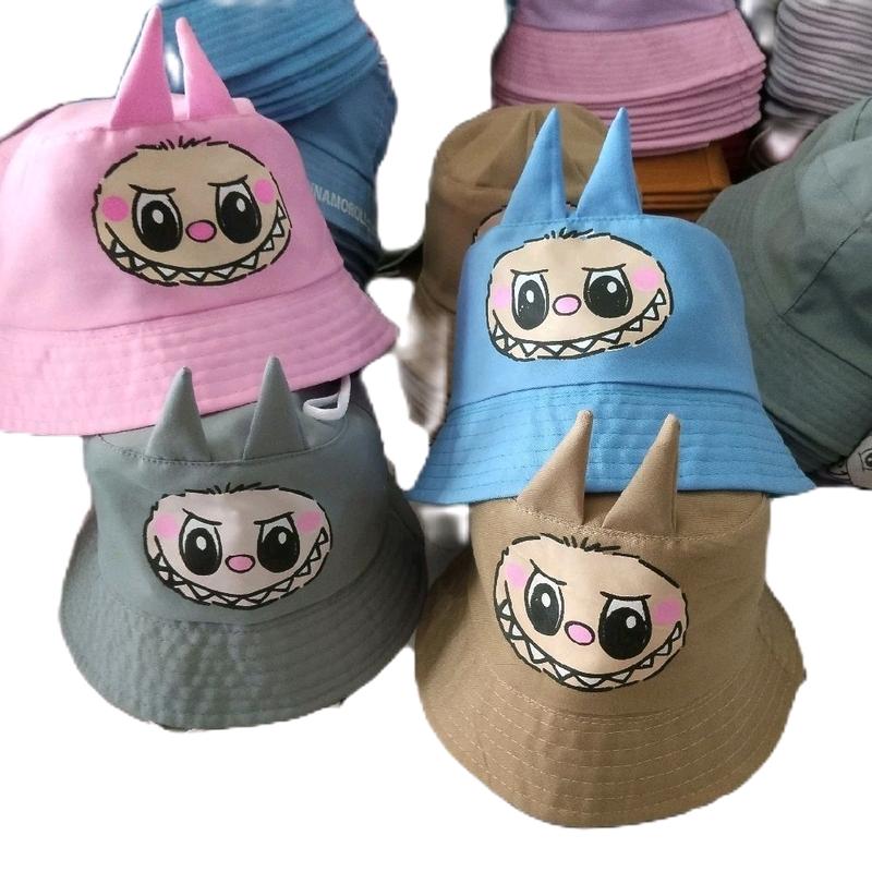 Topi Bucket Anak Labubu Pakai Tali Bahan Drill Poliester - Fashion ...