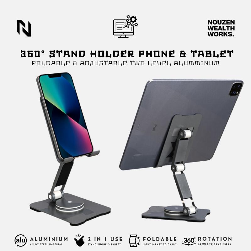 Nouzen Stand - Aluminium 360° Revolve Phone/Tablet Stand Holder - Shop ...