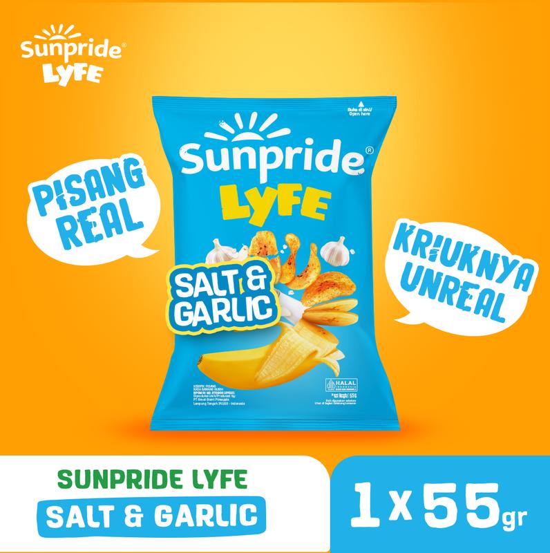 Sunpride Lyfe Salt & Garlic 55 gr - Cavendish Banana Chips - Shop ...