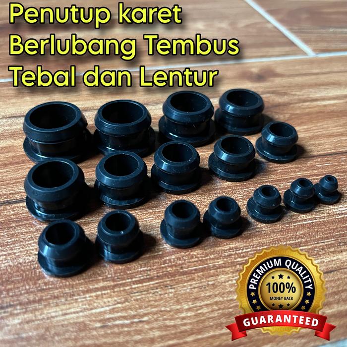 Jual hole plug berlubang tembus t-shap snap karet premium lembut dan ...