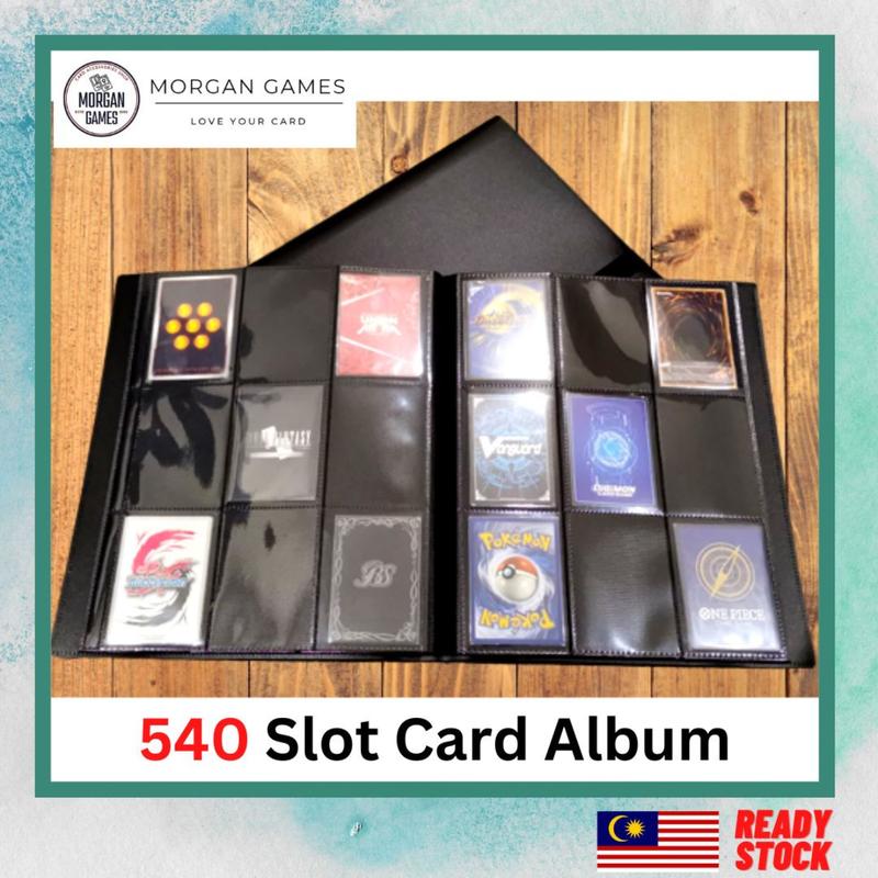 【Morgan Games】Card Album 3x3 540 Card Slots Card Binder Trading ...