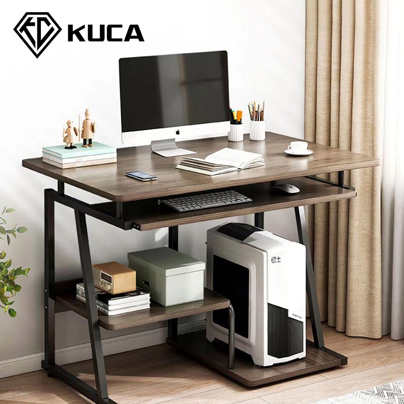 HANRIVER & KUCA Meja Komputer Meja Desktop Rumah Meja Tulis Sederhana ...