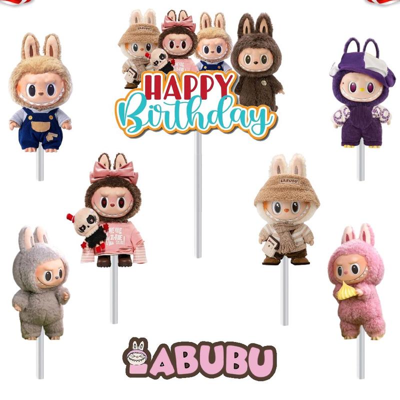 labubu, toper kue labubu, hiasan kue ulang tahun, topper cake, - Shop ...