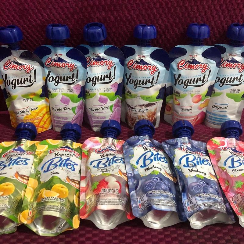 Cimory yogurt squeeze dan bites Yoghurt - Shop | Tokopedia