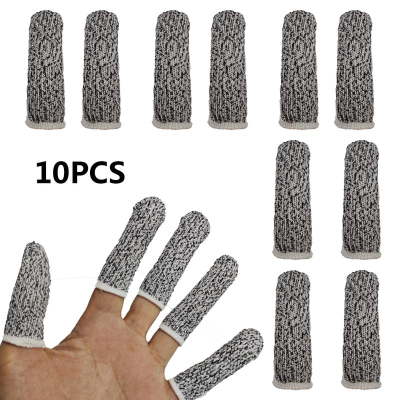 SAFETREE 10pcs HPPE Anti-Cut Finger Cover Finger Protection Kitchen ...