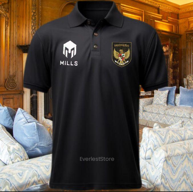 COD T-Shirt POLO Indonesia Garuda//Polo Kerah Wangki Dewasa//Kaos ...