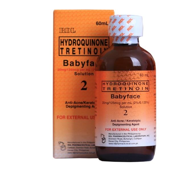 RDL Baby Face 3 Astringent Hydroquinone Tretinoin Orange 60ml - TikTok ...