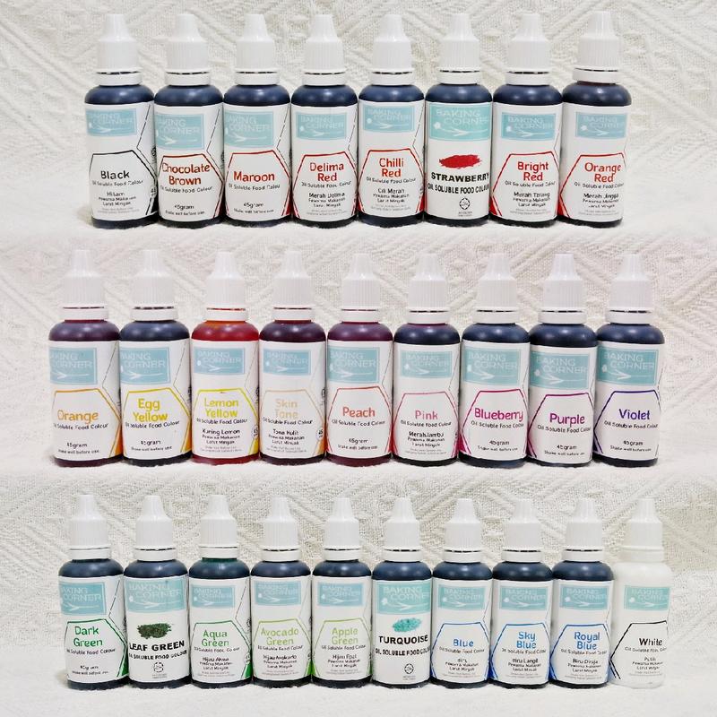 BC OIL SOLUBLE FOOD COLOURING - TikTok Shop Malaysia