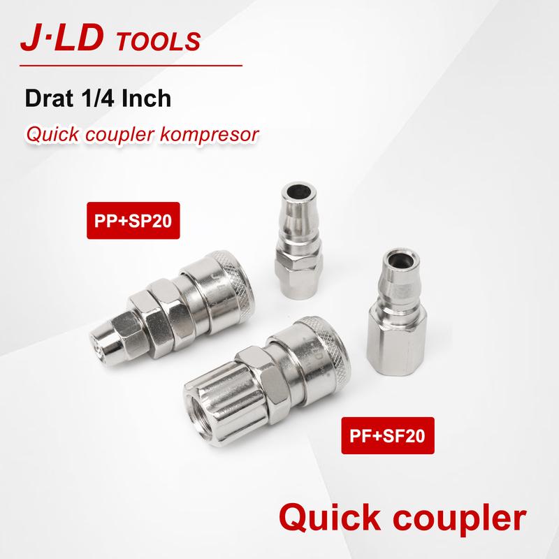 J.LD Quick Coupler Kompresor Connector Angin Kompresor Male Dan - Shop ...