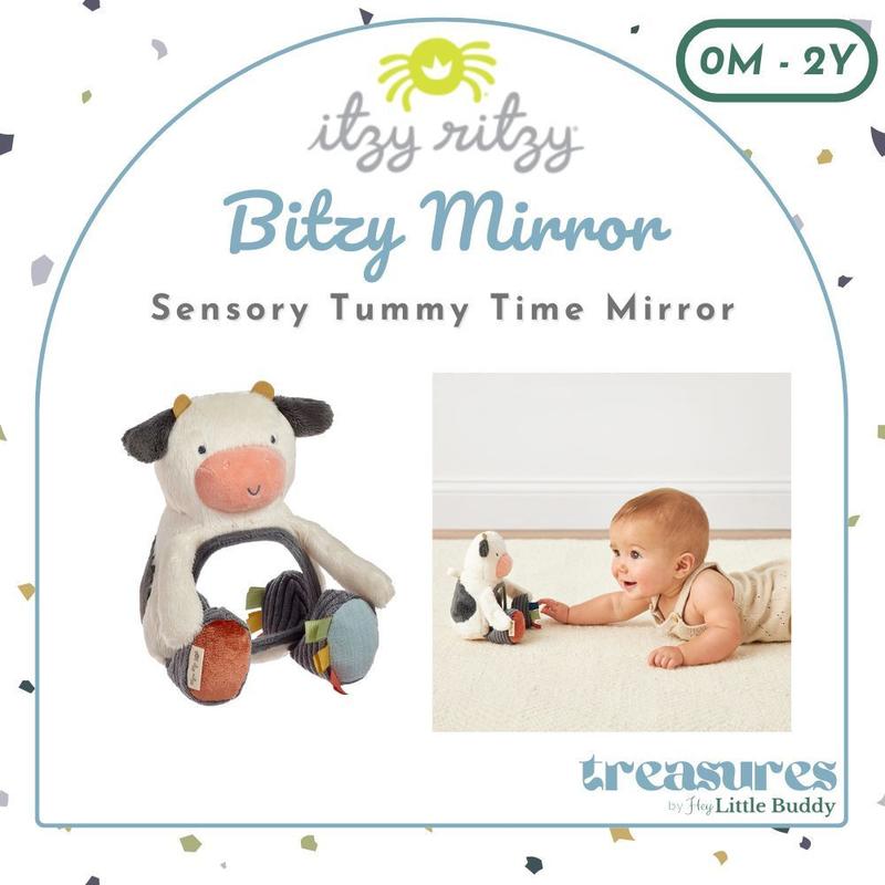 Itzy Ritzy Bitzy Mirror Sensory Tummy Time Mirror - TikTok Shop Malaysia