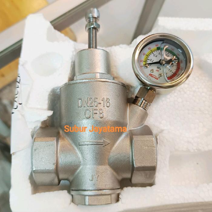 Jual PRV Pressure Reducing Valve Stainless 304 Drat Dalam 1 " inchi 16 ...