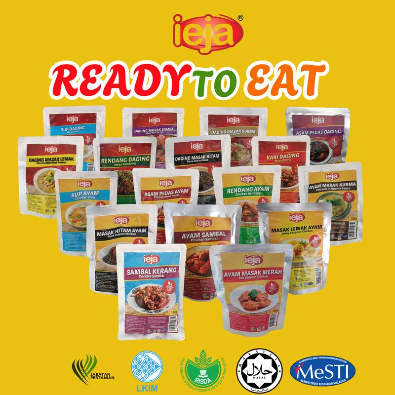 IEJAFOOD Combo 30 RTE Ready To Eat PACK VIRAL MUDAH, KOYAK & MAKAN ...