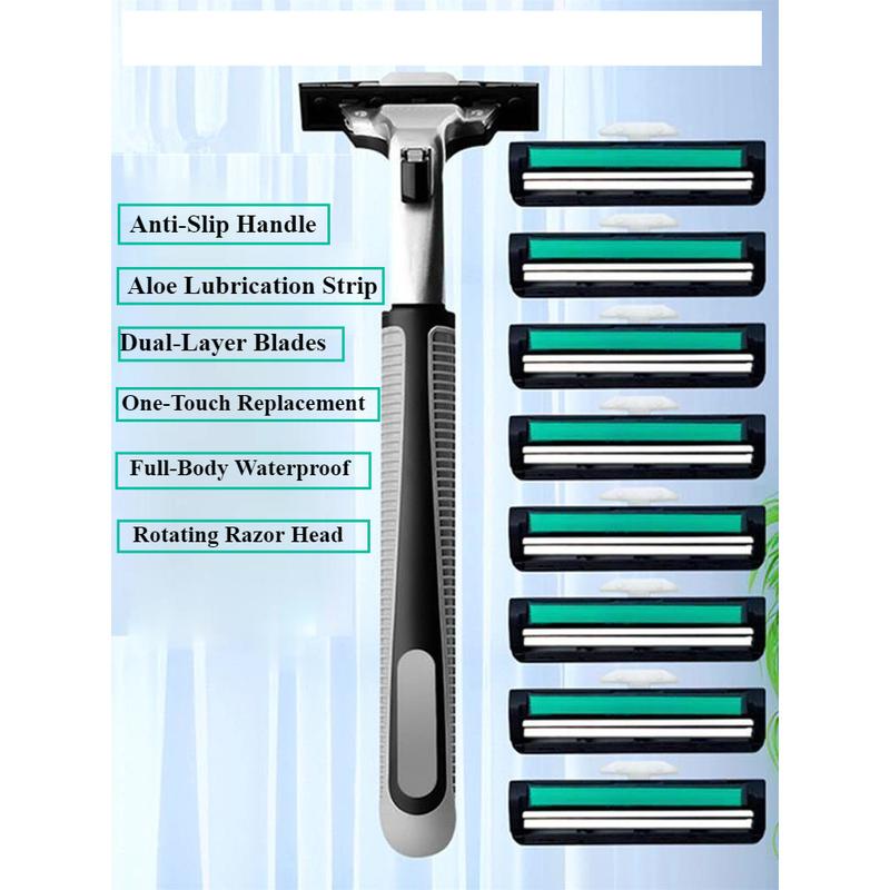 High Quality Double-Layer Razor Blade Men's Manual Shaving Razor ...