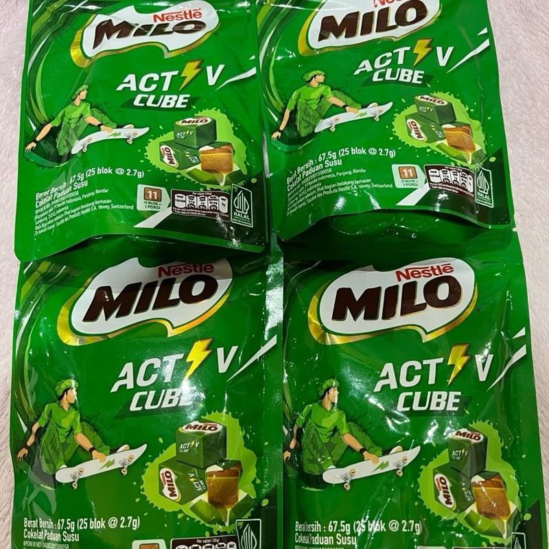 Milo active cube 4 pack isi 25 pcs - Shop | Tokopedia