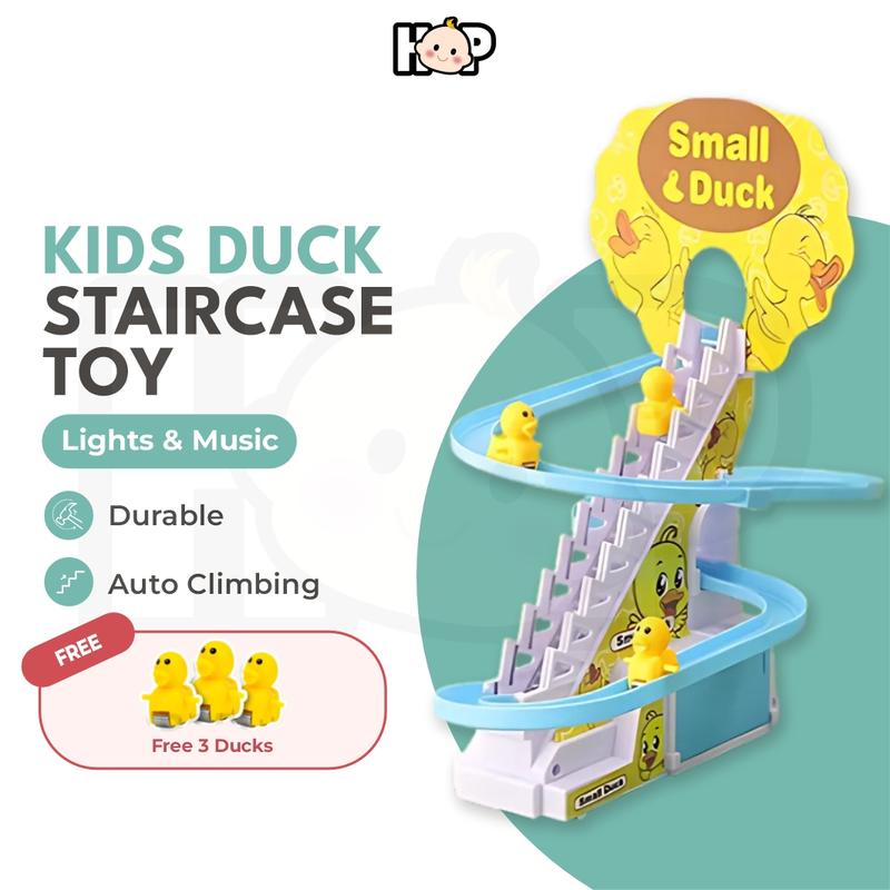Kids Duck Staircase Toy Duck Climbing Stairs Track Toy Children's ...
