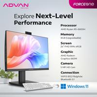 Promo ADVAN Force One PC AIO Amd Ryzen 5 6600H RAM32GB SSD1TB 24'' Ips ...