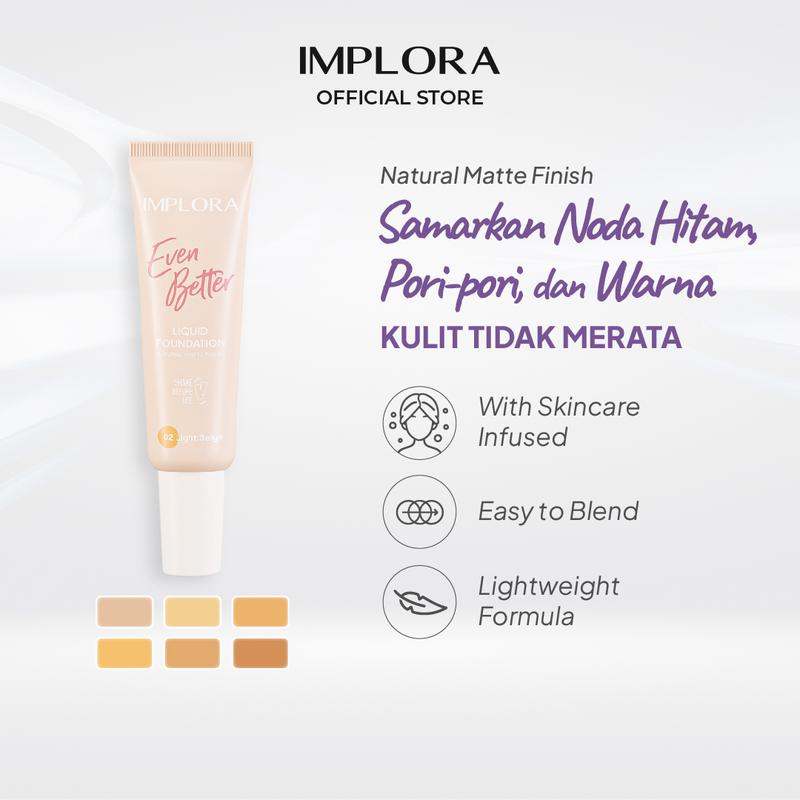 Implora Even Better Liquid Foundation - Shop | Tokopedia