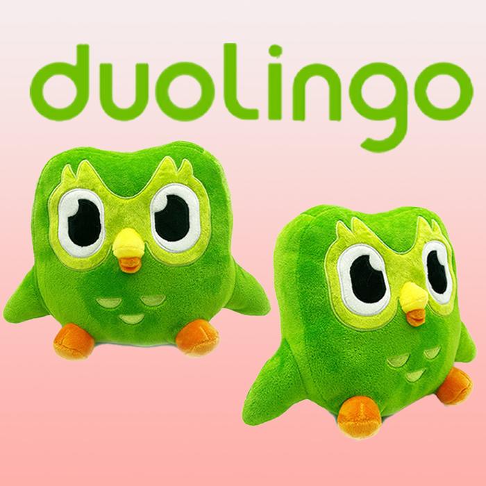 Jual Plushie of Duo The Owl Kawaii Duolingo Green Owl Plush Toy Cartoon ...