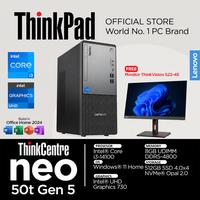 Promo Lenovo ThinkCentre Neo 50t Gen 5 Core i3 14100 8GB 512SSD Opal 2. ...