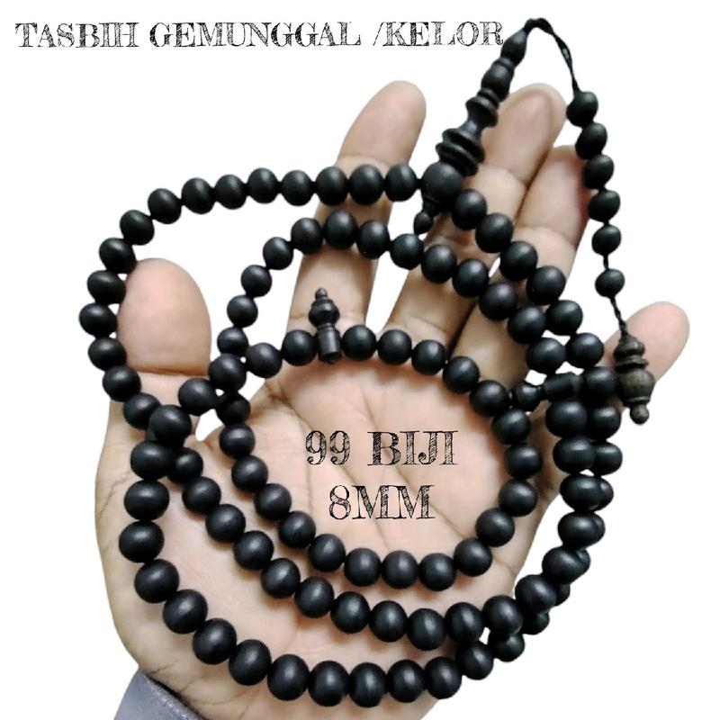 Tasbih Gemunggal/Kelor Hitam 99 biji 8MM & 10MM - TikTok Shop Malaysia
