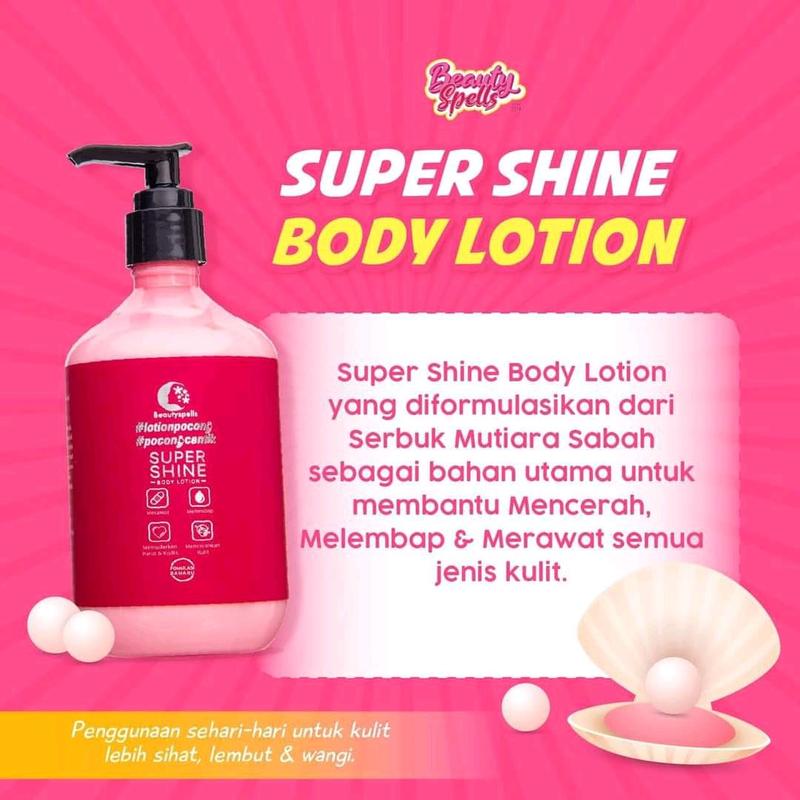 Super Shine Body Lotion 500mL. - TikTok Shop Malaysia