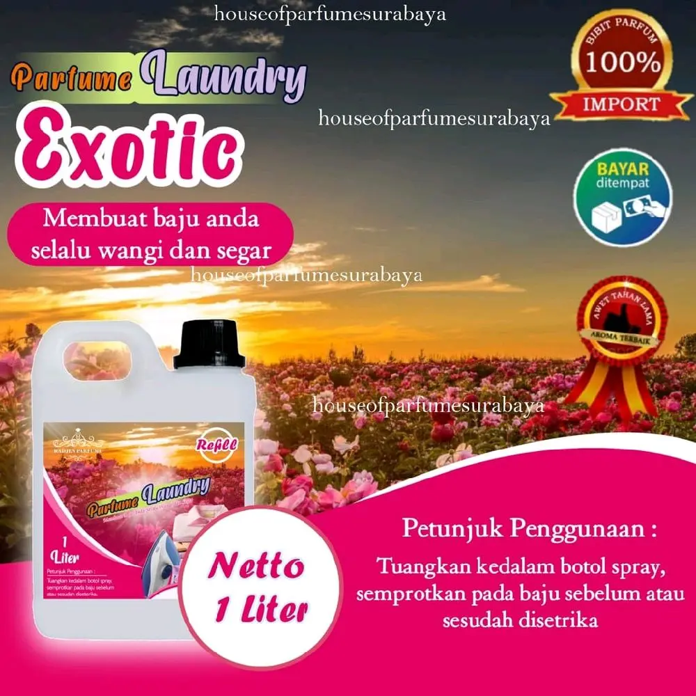 Parfum laundry Wangi Bublegum Bau Wangi Tahan Lama Pelicin Pengharum ...