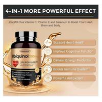 Jual ZEBORA Ubiquinol CoQ10 200mg, 4-in-1 Powerful Antioxidant for ...