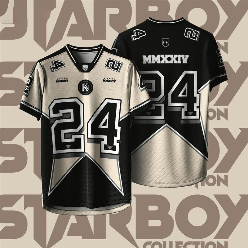 Jersi Edisi NFL, Kolar Retro, Lengan Pendek, Sublimasi Penuh - TikTok ...
