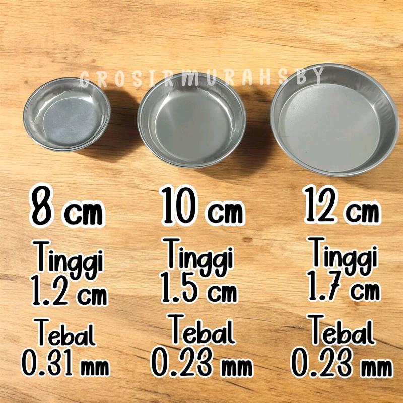 Cetakan pie bali polos / cetakan pizza mini 8 10 12cm / lepe - Shop ...