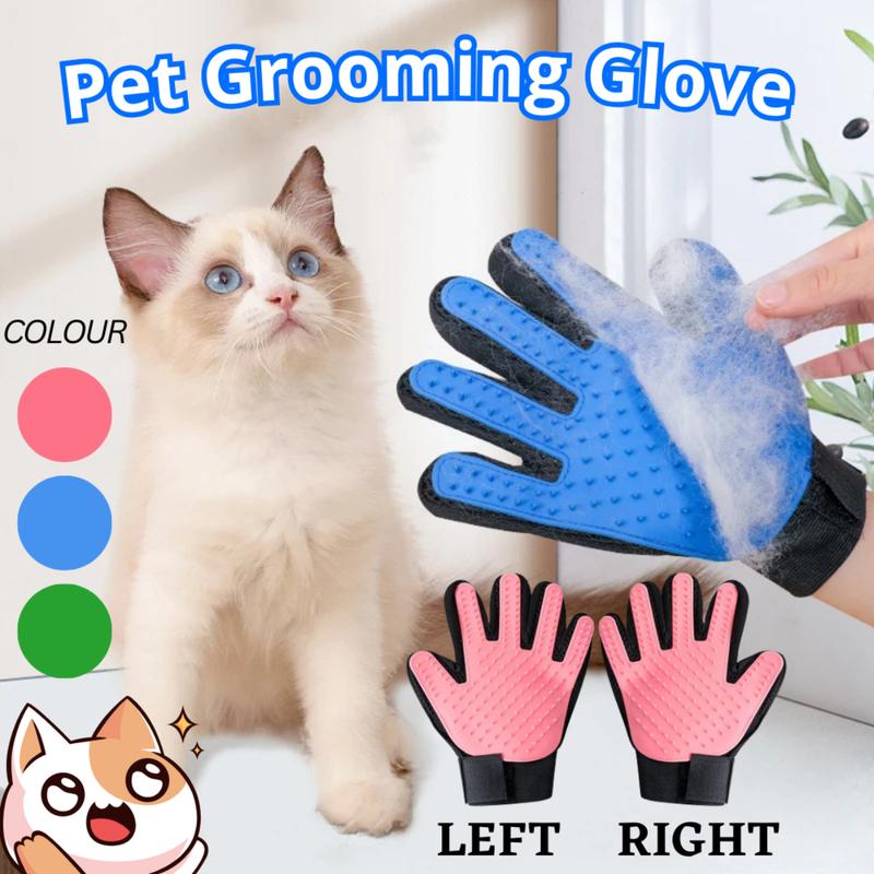 Sarung Tangan Dandanan Haiwan Peliharaan / Pet Cat Grooming Glove ...