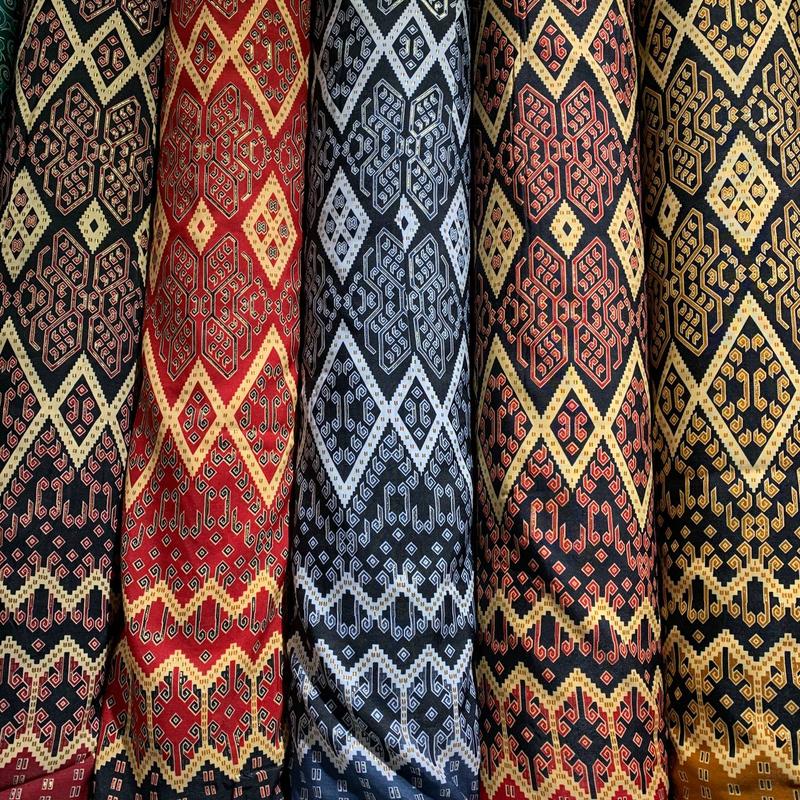 BATIK BORNEO Bidang 45" (04) Polyester printed fabric - TikTok Shop ...