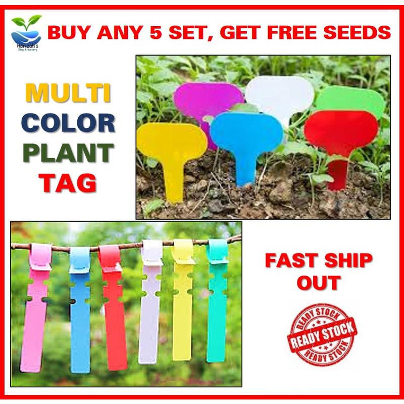 5pcs Plants Label Tag Waterproof Plastic PVC Tag | Penanda Pokok ...