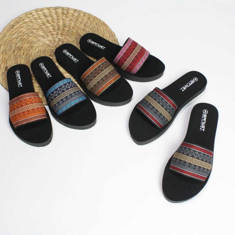 Sandal Flat Wanita Dewasa Rajut Turki Datar Katrin Terbaru - Shop ...