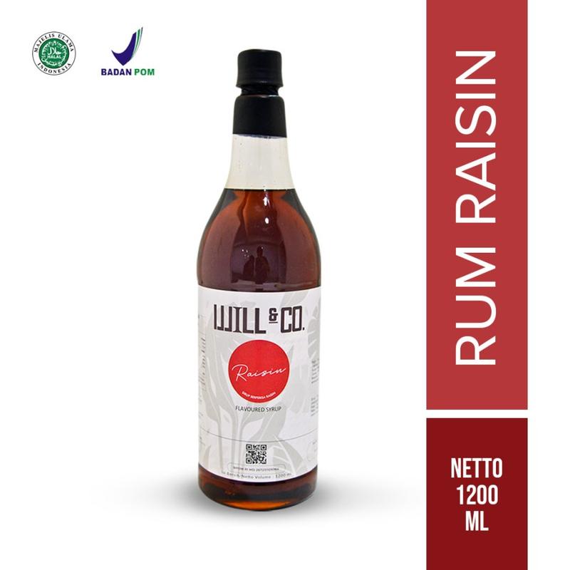 Sirup Rum Raisin Premium Will&co 1,2Liter - Shop | Tokopedia