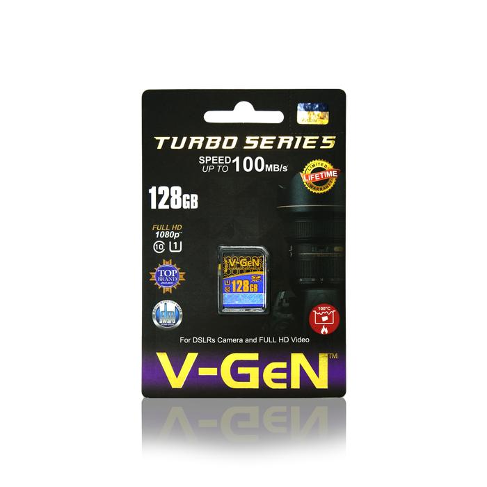 Jual SD Card V-GeN Turbo 32GB 64GB 128GB SDHC SDXC Memory Kamera ...