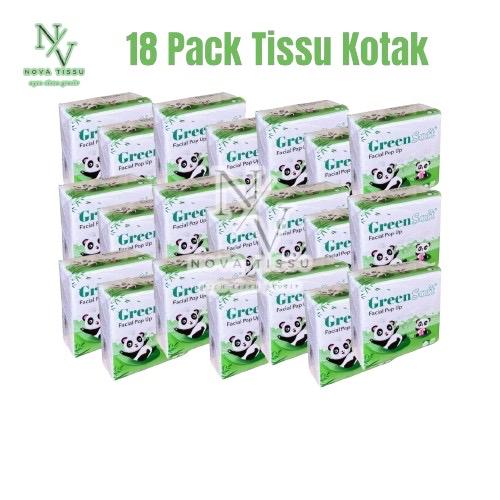 [ 18 Pack ] Tissu Pop Up GreenSoft 130 Sheet 2play Tisu - Shop | Tokopedia