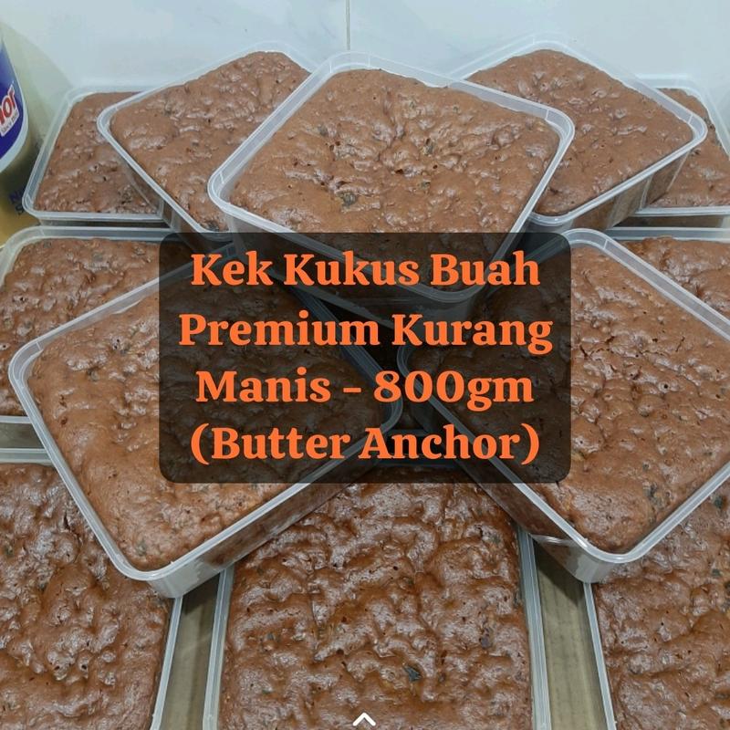 KEK KUKUS BUAH PREMIUM KURANG MANIS BUTTER ANCHOR - 800GM - TikTok Shop ...