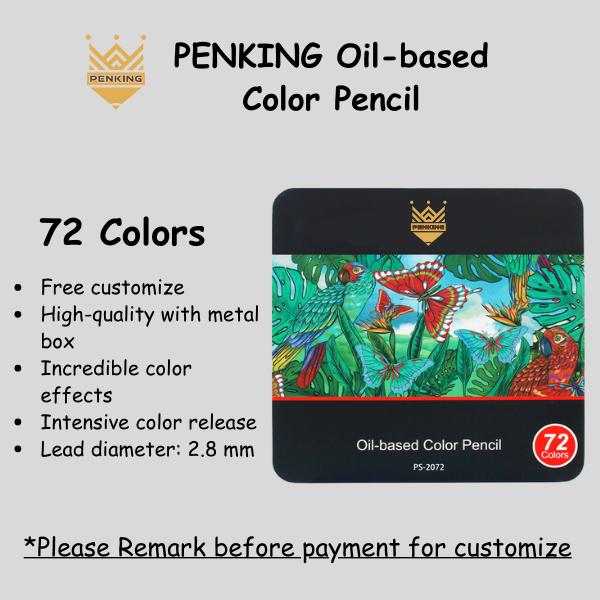 【Free Engrave Name】Penking 72 Count Colored Pencil Set For Adult ...