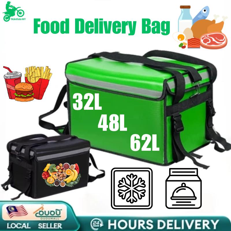 Beg Makanan Panas Kedap Air Food Delivery Bag Waterproof 32L/48L/62L ...