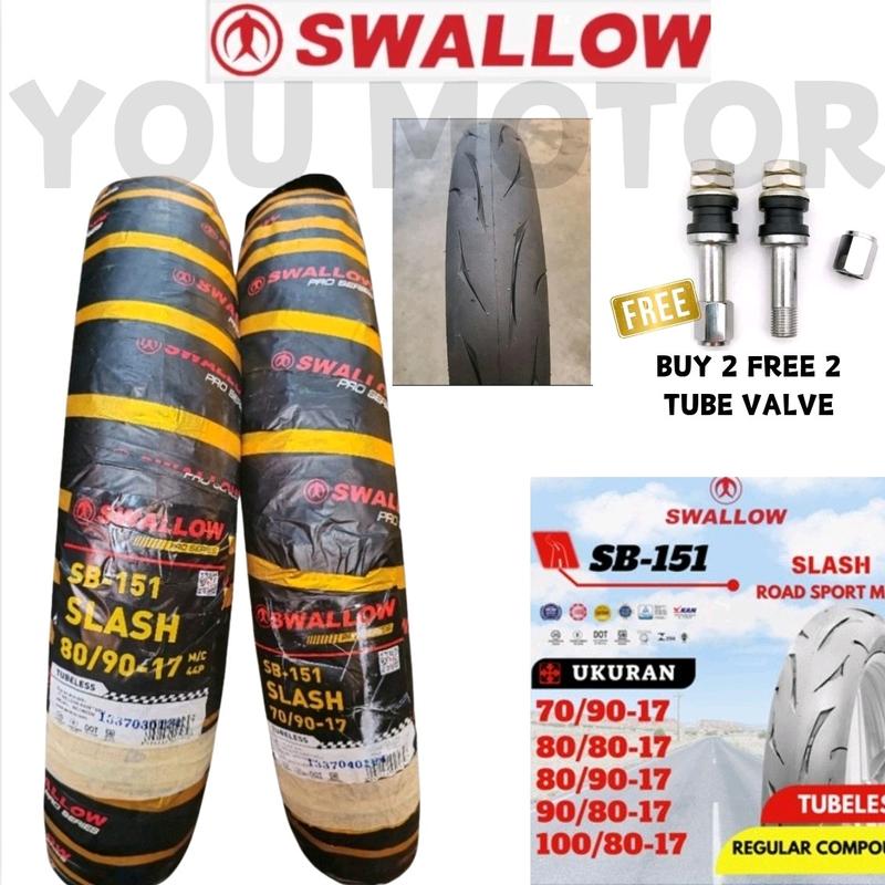 SWALLOW Tyre Tayar Slash Bunga Deli Tire Slash SB-151 Tubeless - TikTok ...