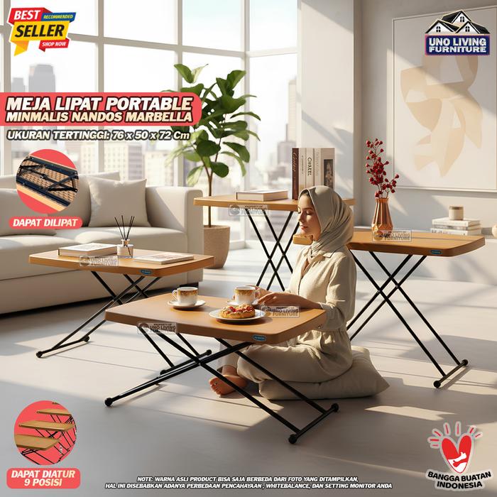 Jual Meja Lipat Nandos Marbella Meja Portable Serbaguna Meja Belajar ...